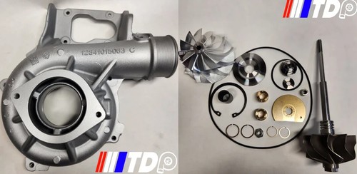 17-23 Chevy Duramax L5P Machined Comp Cover W 64mm Billet Wheel/10 ...