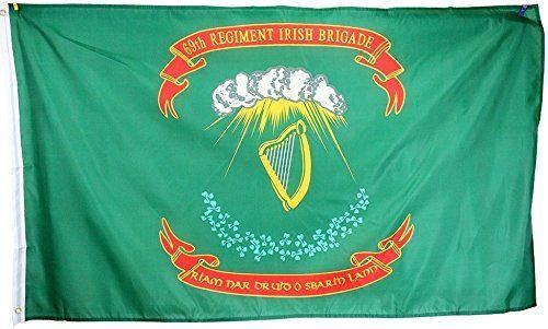 3x5 Ireland Irish 69th Regiment Flag Brigade Polyester Flag fade ...