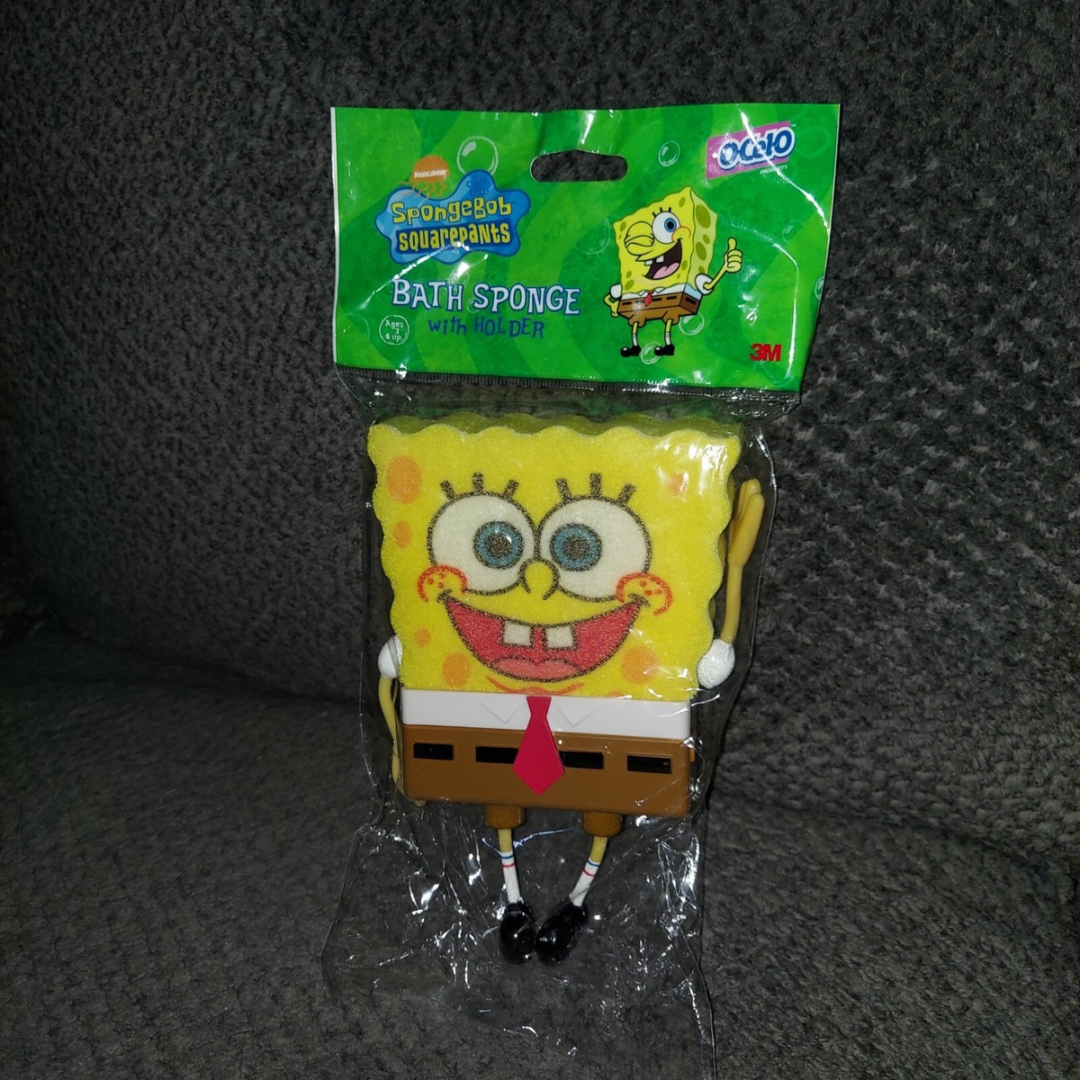 Spongebob Take A Bath NEW SPONGEBOB SQUAREPANTS 2002 BATH SPONGE WITH