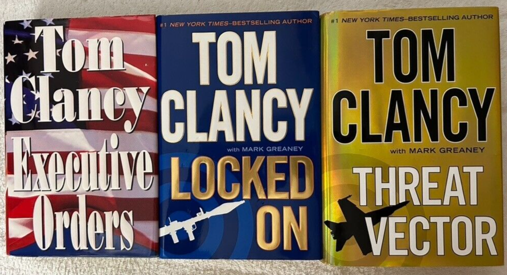 Tom Clancy, Executive Orders; Locked On; Threat Vector 9780399142185 | eBay