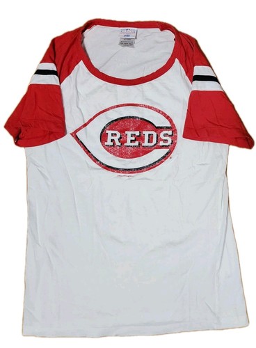 2014 CINCINNATI REDS GIRLS TEENS PULLOVER MLB SHIRT LARGE GENUINE ...