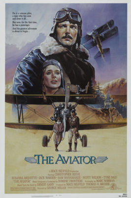 The aviator Christopher Reeve movie poster print | eBay