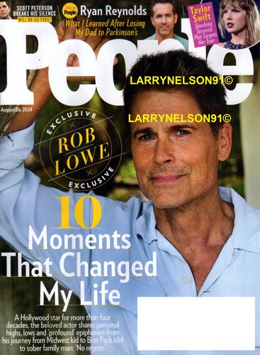 PEOPLE MAGAZINE AUGUST 26 2024 ROB LOWE TAYLOR SWIFT RYAN REYNOLDS SCOT ...