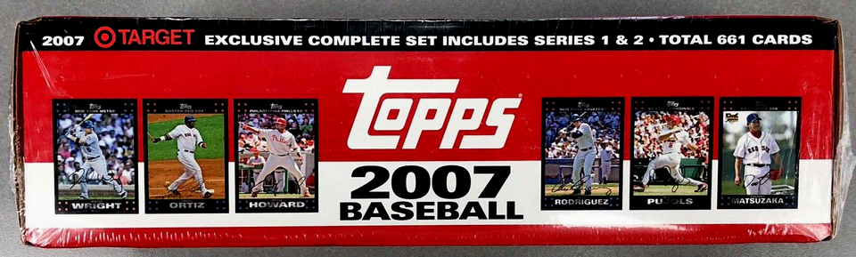2007 Topps Baseball Complete Set FACTORY SEALED Mickey Mantle Game-Used ...