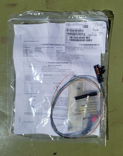 BRAND NEW IN PKG CORNING FAN-OD25-06 FAN OUT KIT FOR 4 CORE FIBER | eBay