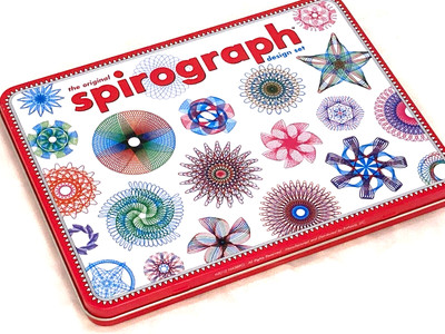 Preowned ORIGINAL SPIROGRAPH DESIGN SET, TIN BOX, COMPLETE, VERY GOOD ...