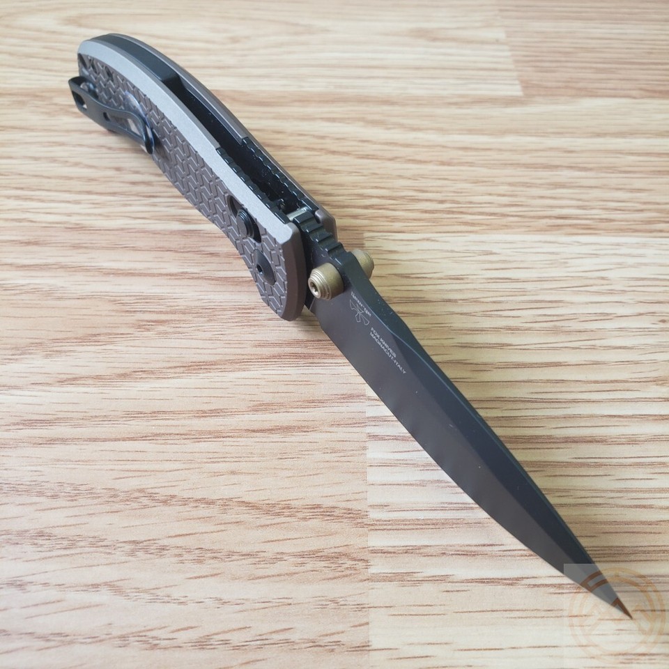 Fox Anzu VERSO Lock Folding Knife 3.13" MagnaCut Steel Blade Tan ...