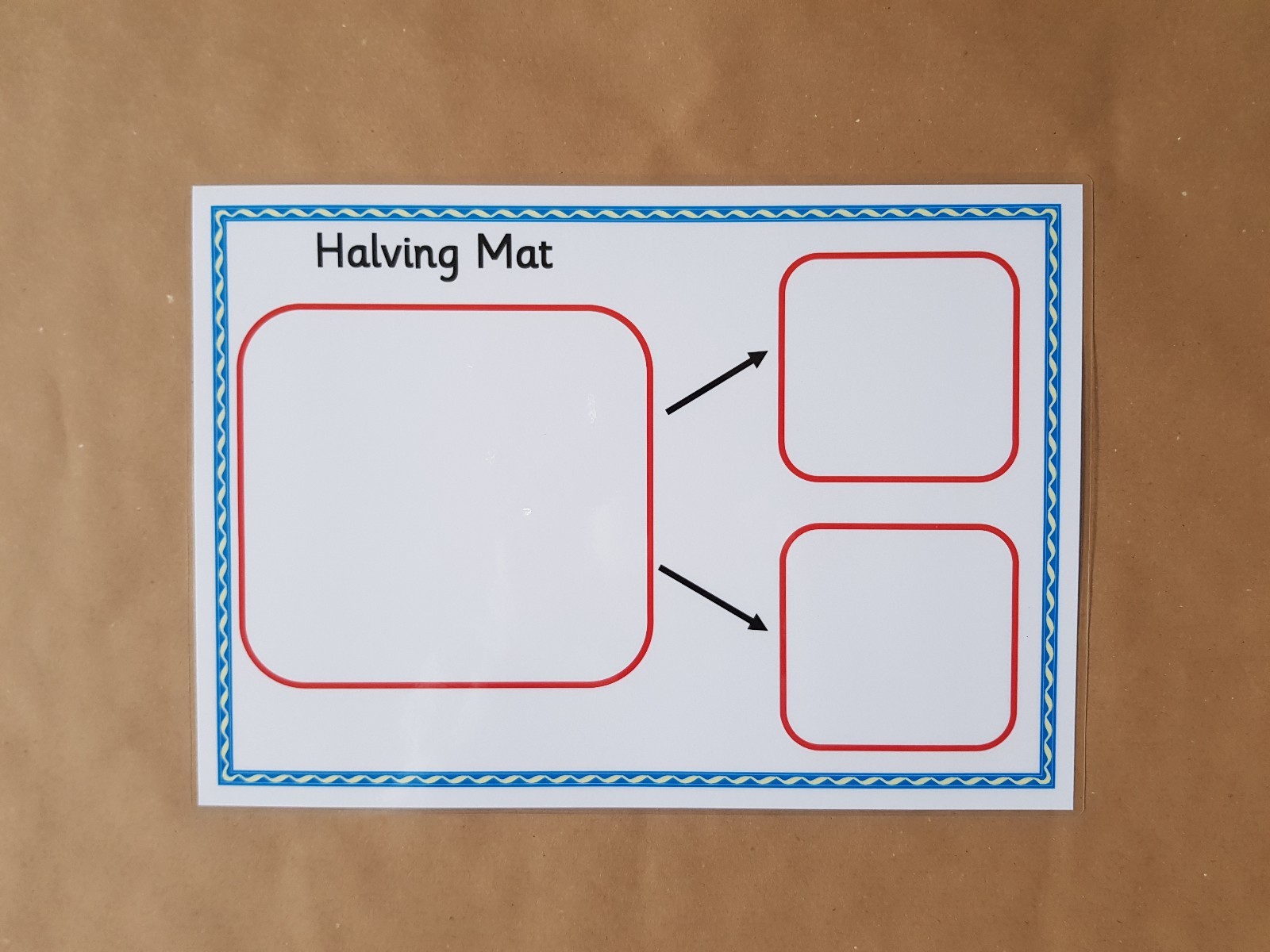 Halving Mat and Counters, Numeracy, maths, EYFS, KS1, SEN Teaching ...