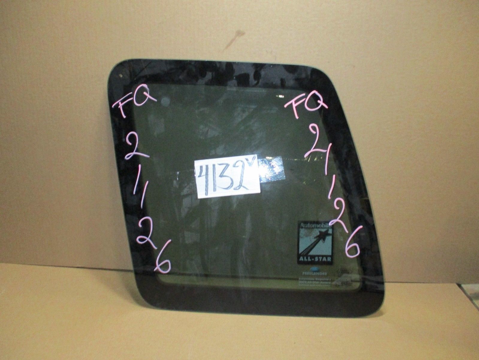 00 01 02 03 04 05 Freelander DRIVER Side Quarter glass Window rear ...