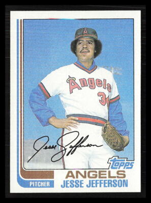 Jesse Jefferson 1982 Topps #682 California Angels | eBay