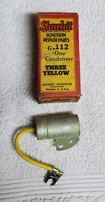 Shurhit G112 HeavyDuty Ignition Condenser 1950-56 Chrysler Dodge DeSoto ...