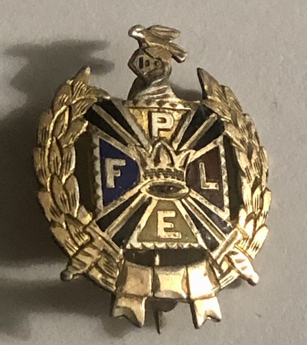 Vintage/Antique FPLE Knights of Pythias Gold Pin | eBay