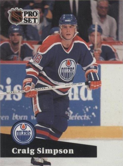 1991-92 Pro Set - Craig Simpson #69 French for sale online | eBay