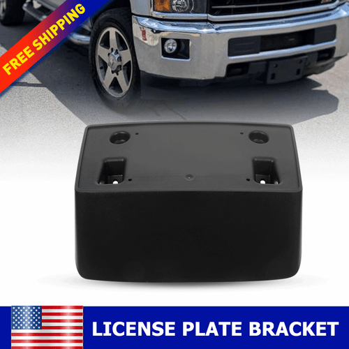 Front License Plate Mount Bracket For 2015-2020 Silverado 2500HD 3500HD ...