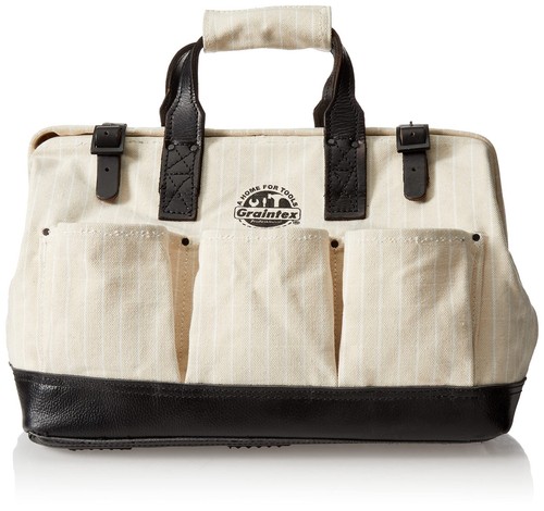 CB1154 18 Inch Mason's Canvas Tool Bag for Framers, Handyman ...
