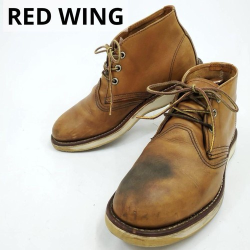 Red Wing 3140 Work Chukka Boots Genuine Leather Brown Size US7 | eBay