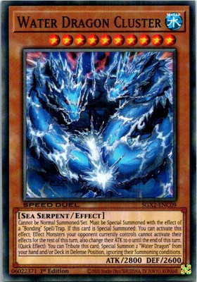 Water Dragon Cluster #SGX2-ENC09 Yugioh Lightly played 1st Edition | eBay