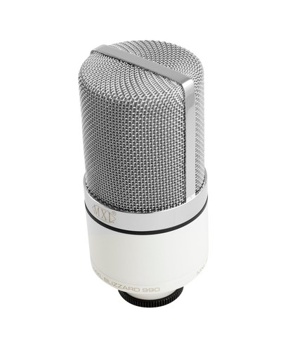 MXL BLIZZARD-990 Side Address Condenser Microphone with Blue LED ...