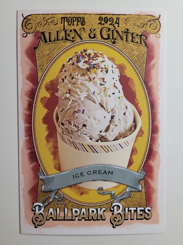 2024 Allen & Ginter Ballpark Bites OVERSIZED Boxloader Ice Cream #BPBB ...