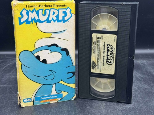 Hanna Barbera Presents Smurfs VHS 1987 Gargamel's Giant Kids Klassics ...