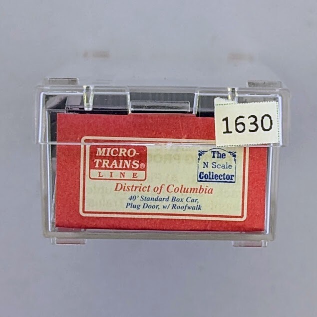 Micro-Trains Special Run N Scale 40' Standard Box Car w/ Roofwalk - DC ...