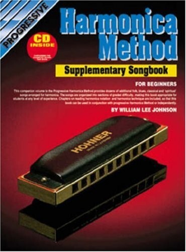 PROGRESSIVE HARMONICA METHOD SUPPLEMENTARY SONGBOOK FOR BEGINNERS WITH CD NEW | eBay