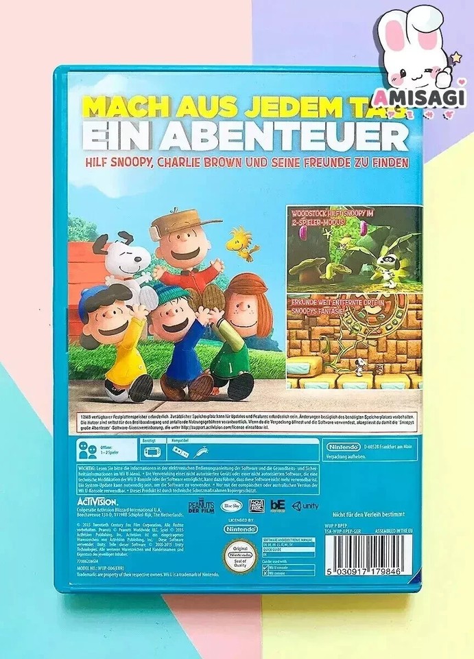 The Peanuts Movie: Snoopy's Great Adventures - Nintendo Wii U PAL ...
