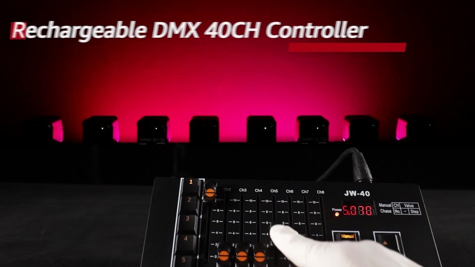 DMX 512 Controller Console 40 Channels For Fire Machine Stage Lighting ...