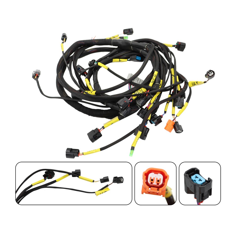 K-Series Tucked Engine Harness For Honda Acura K-Swap Integra CRX EK EG ...