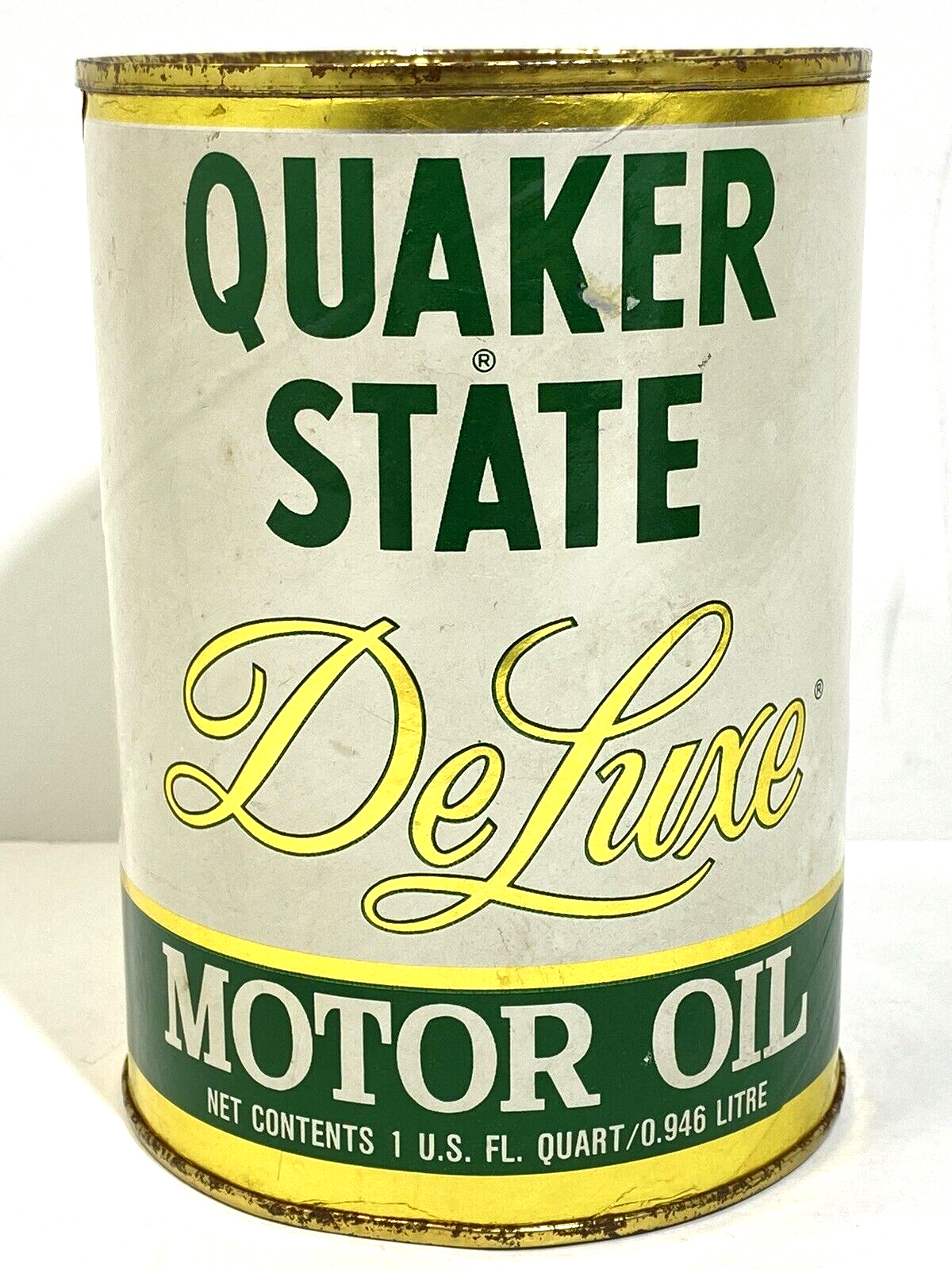 Quaker State Oil Can