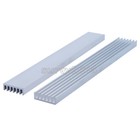 5Pcs Silver-White Heat Sink LED 150x20x6mm Heat Sink Aluminum Cooling ...