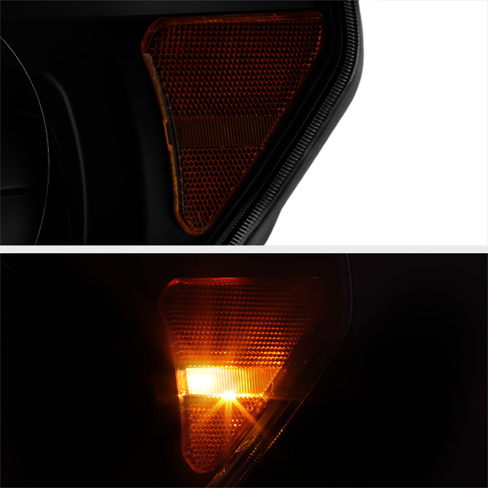 For 07-13 Toyota Tundra [TRD STYLE] Angel Eye LED DRL Headlights ...