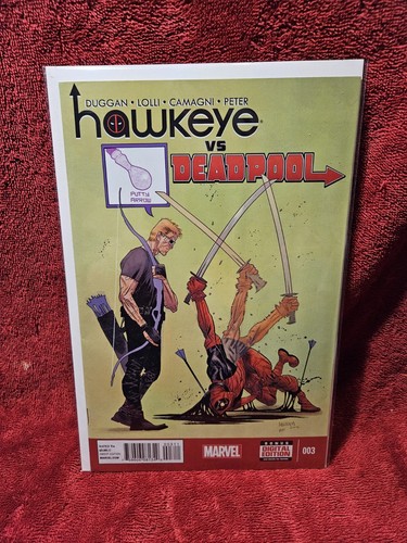 Hawkeye Vs Deadpool #3 Marvel Comics Comic Book 2015 VG+ free shipping ...