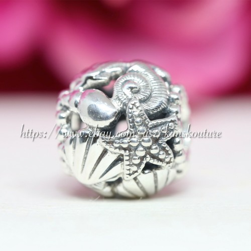 Authentic Sterling Silver Openwork Starfish, Shells & Hearts 798950C00 ...