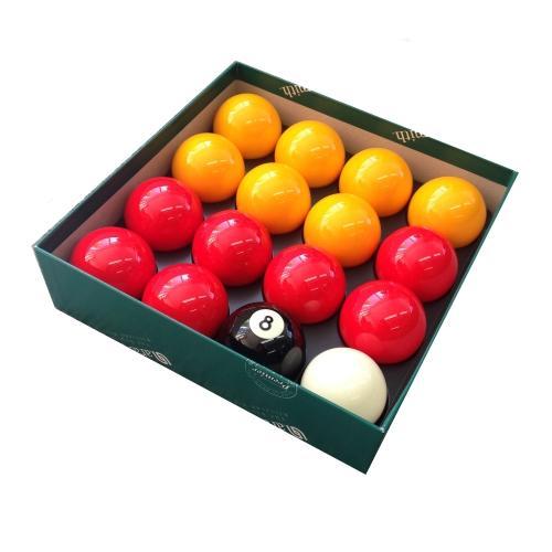 Aramith Premier Red & Yellow British/ English Pool Ball Set 2″ - Pub ...