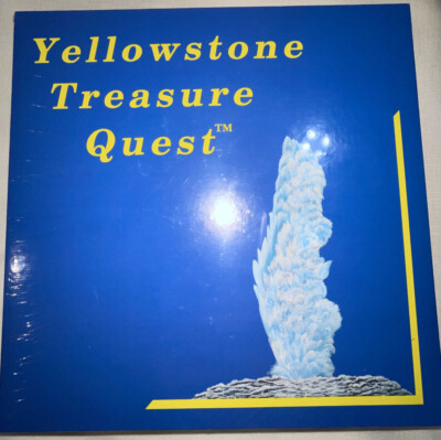 BRAND NEW VINTAGE YELLOWSTONE TREASURE QUEST Board Game 1988 FACTORY ...
