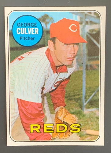 1969 Topps #635 George Culver EXMT Cincinnati Reds High Number | eBay