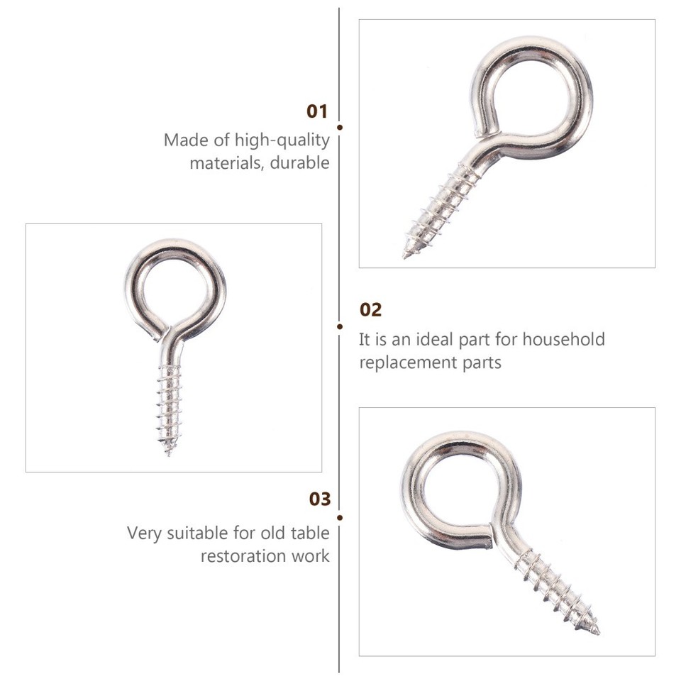 30pcs Multi-purpose Sheep Eye Screw Nails Suit Sheep Eye Socket Hook ...