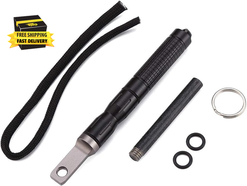 Waterproof Ferro Rod Fire Starter, Flint Steel Magnesium Rod EDC Gear ...