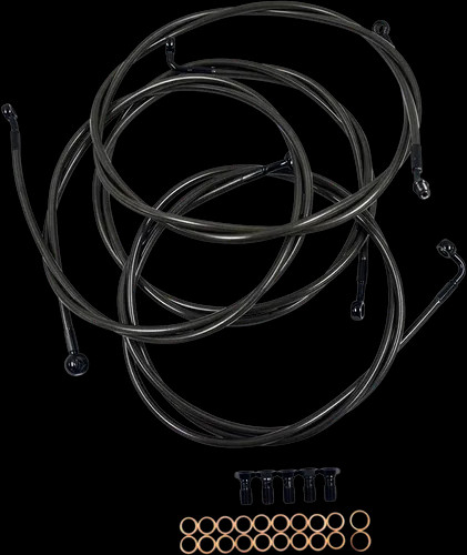 LA 15-17in Midnight Std Handlebar Controls Kit w ABS Street Glide ...