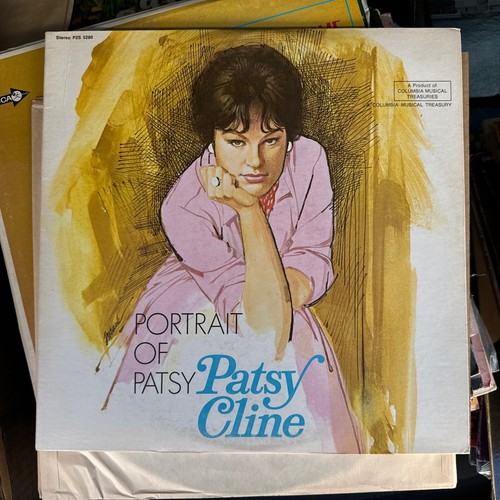 PATSY CLINE "PORTRAIT OF PATSY" (RARE NM VINYL X2 & COVER / 1ST REL ...