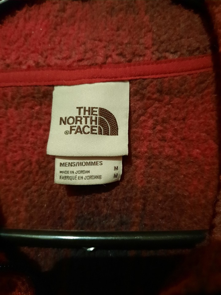 Mens The North Face Gordon Lyons 1/4 Zip Fleece, M, Red/Ombre | eBay UK