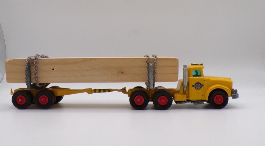 MATCHBOX KING SIZE K-10 SCAMMELL CONTRACTOR PIPE TRUCK REPAINTED GOOD ...