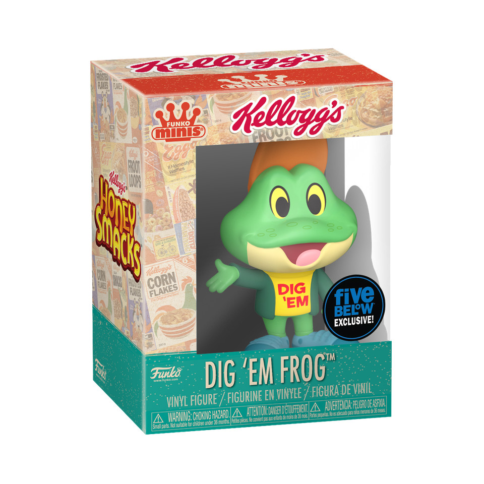 Funko Open Box Minis: Kellogg's - Dig Em' Frog - Five Below (Exclusive ...