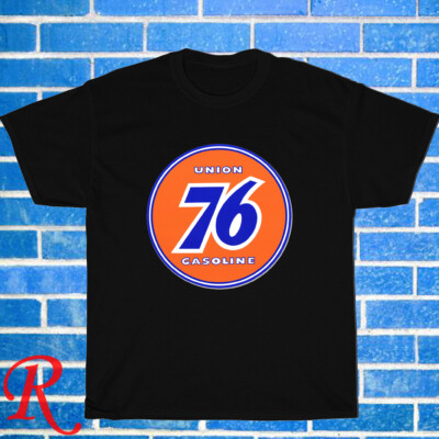 New Union 76 Gasoline logo Black/Grey/Navy Size S-5XL Unisex T-Shirt | eBay