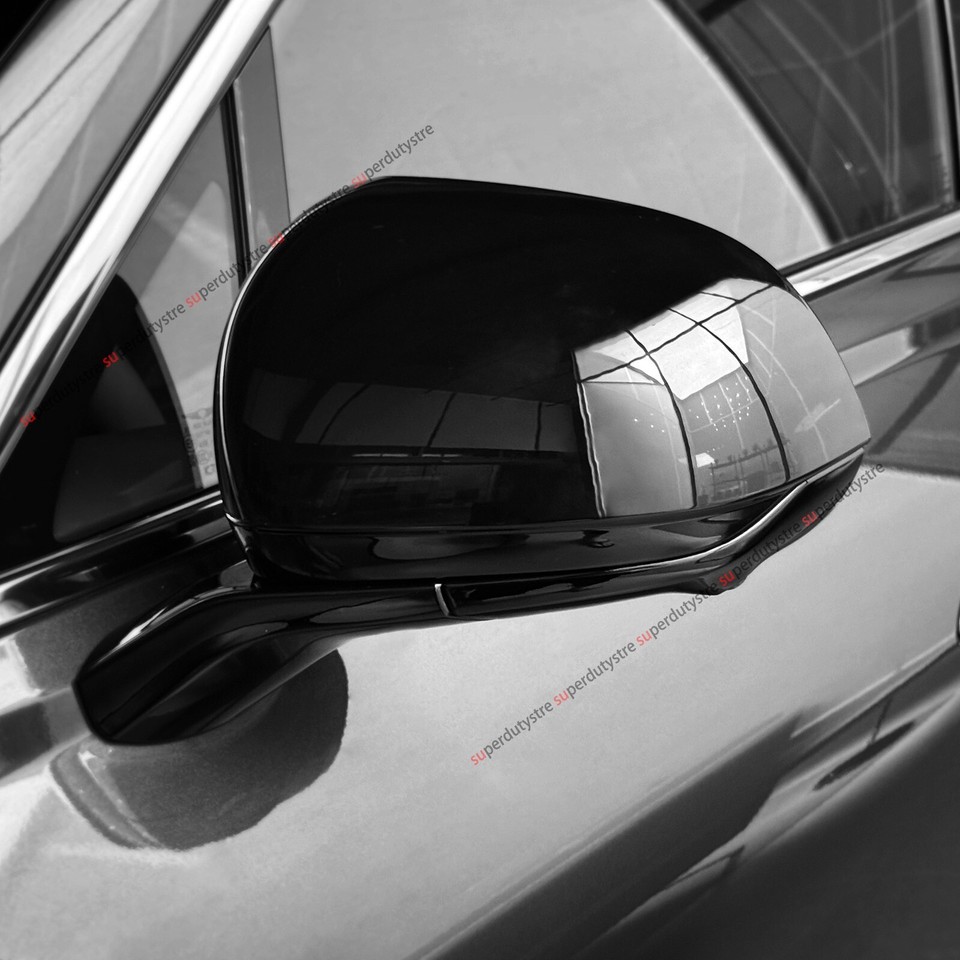1 Pair Side Door Rearview Mirror Cover Trim Caps For Genesis GV80 ...