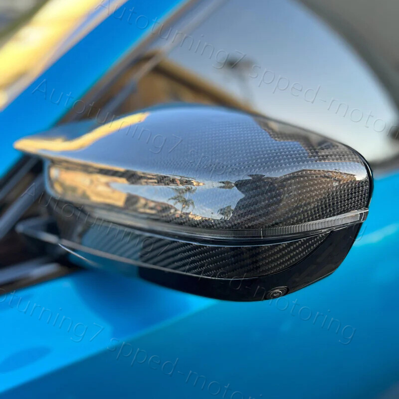 For 2021-24 BMW G80 M3 G82 M4 G87 M2 Dry Carbon Side Mirror Covers Caps ...