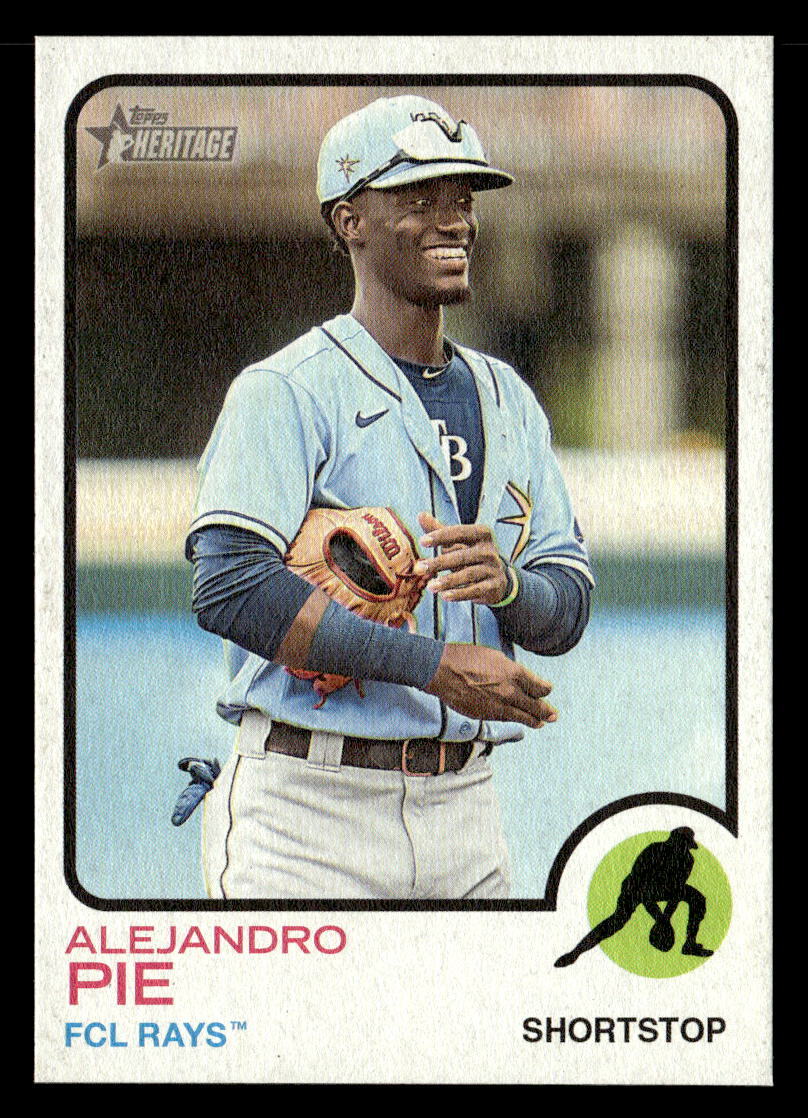 Alejandro Pie Flip Stock 20/25 2022 Topps Heritage Minor League Card ...