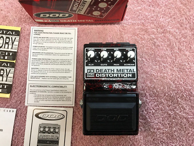 (NEW) DOD Death Metal Distortion FX 86B Guitar Pedal | eBay