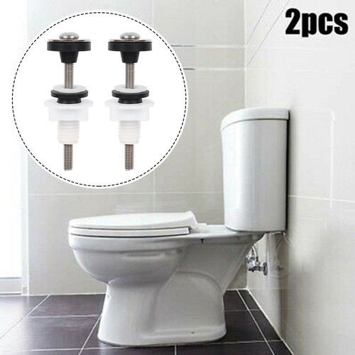 Durable Toilet Cistern Pan Fixing Sealing Kit Quick Installation Bolts ...